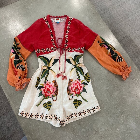 FARM Rio | Pants & Jumpsuits | Farm Rio X Anthropologie Long Sleeve ...